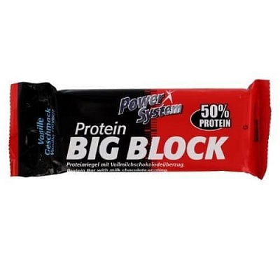 Протеиновый батончик Power System Protein Big Block 50% 100g купить ...