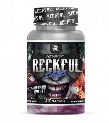 Предтренировочный комплекс Reckful Pre-Workout 30 caps купить недорого ...