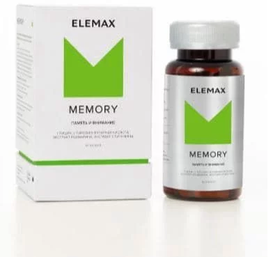 Elemax MEMORY 400mg 60 caps купить недорого, заказать с доставкой в Москве