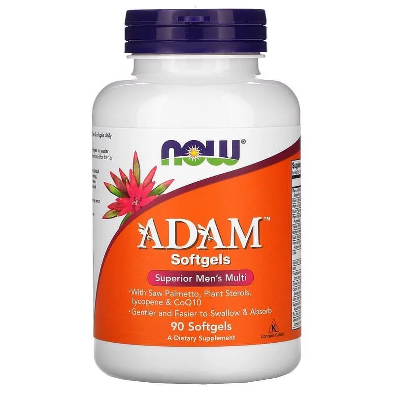 NOW ADAM Men's Multiple Vitamin 90 softgels купить недорого, заказать с ...